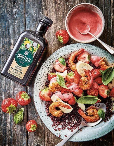 Salade de riz noir aux gambas épicées pour 4 personnes Recettes
