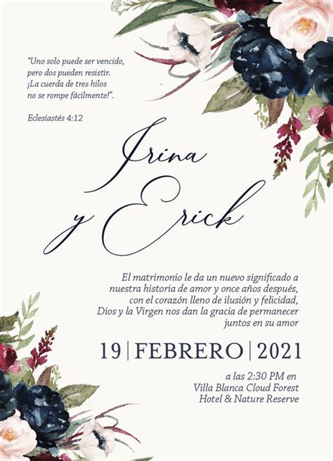 Pin by Cory León on busqueda Digital wedding invitations Simple