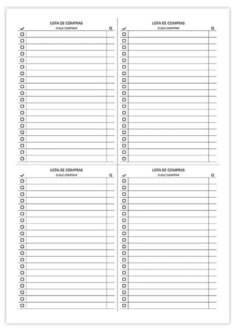 Lista De Compras Para Imprimir Statusgid Ru