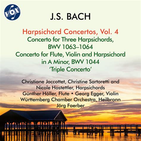 J S Bach Harpsichord Concertos Vol 4 Album By Johann Sebastian