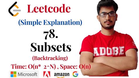78 subsets leetcode problem backtracking youtube