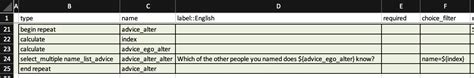 Choice Filter On A Dynamically Generated Choices List Support ODK Forum