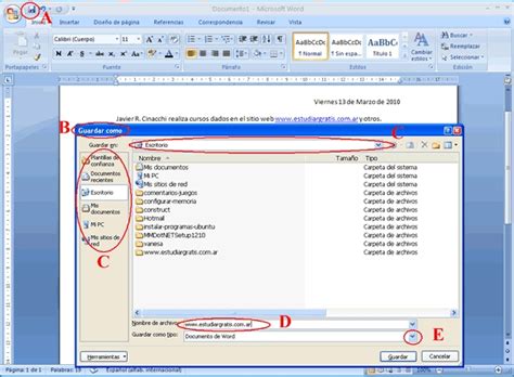 Como Guardar Un Documento De Word En Varios Formatos Comohacereso