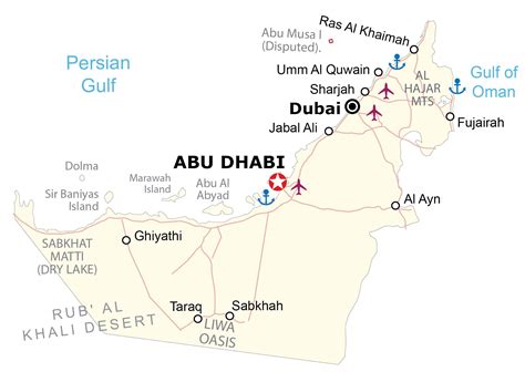 United Arab Emirates Map Hd Political Map Of United Arab Off