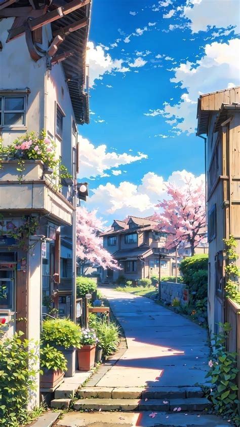 Pin By Z Y On Anime Sky And Beautiful View Wallpaper Anime