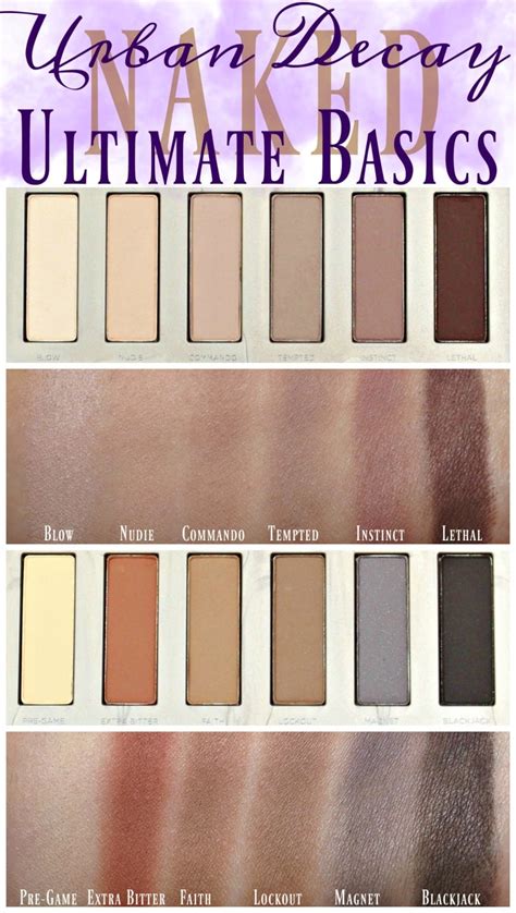 Urban Decay Naked Ultimate Basics Palette Swatches Review