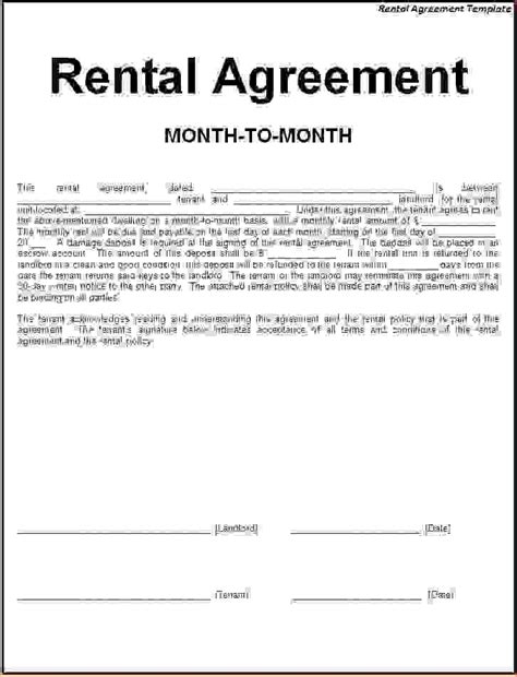 Tenant Lease Agreement Fillable Form Printable Forms Free Online