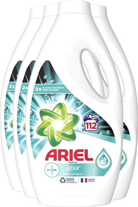 Ariel Vloeibaar Wasmiddel Touch Of Lenor Unstoppables 4x28