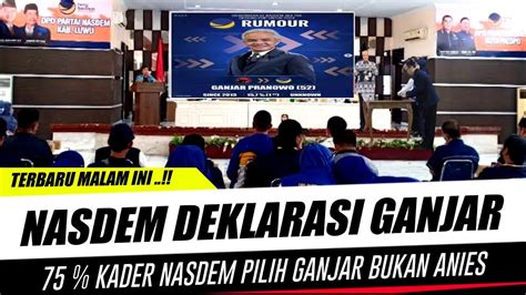 75 KADER NASDEM AJUKAN GUGAT KEPADA PAK PALOH DIA MENYEBUT HANYA