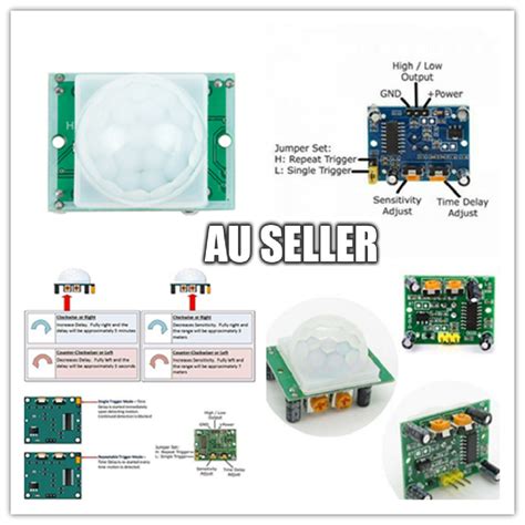 Infrared IR PIR Motion Sensor Module For Arduino HC SR505 HC SR501 EBay