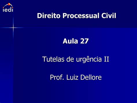 Direito Processual Civil Ppt Carregar