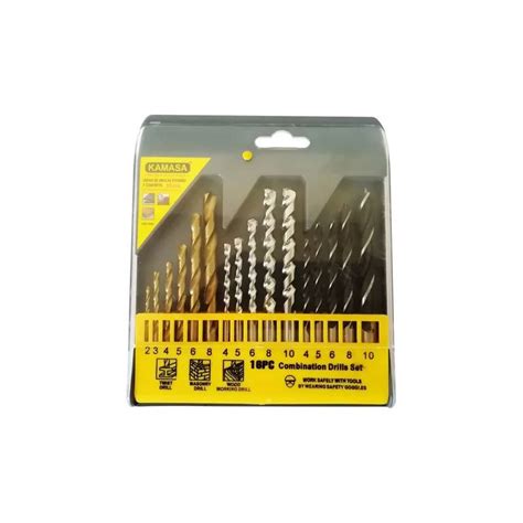 Juego Set Brocas Para Metal Concreto Madera 16pcs Taladro ToolMix Cl