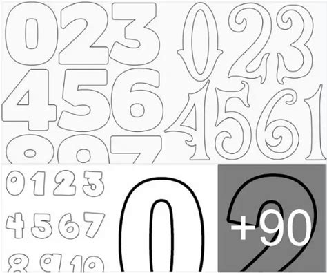 Moldes De N Meros Y Letras Para Imprimir Materiales Educativos