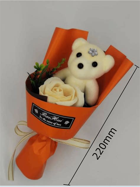 Caja De Regalo Peque A Para El D A De San Valent N Ramo De Flores De