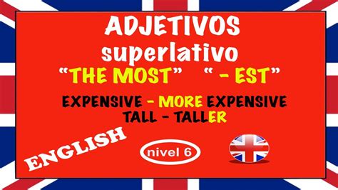 ADJETIVOS SUPERLATIVO en INGLÉS Reglas y ejemplos YouTube