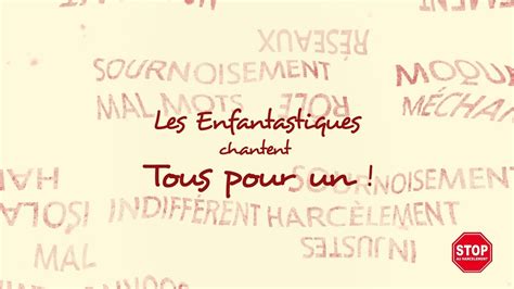 TOUS POUR UN Les Enfantastiques Accords Chordify