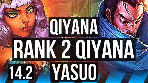 QIYANA Vs YASUO MID Rank 2 Qiyana 8 Solo Kills Legendary 700