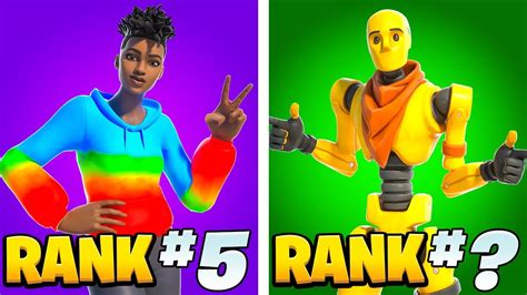 The SWEATIEST Fortnite Skins Of 2021 YouTube