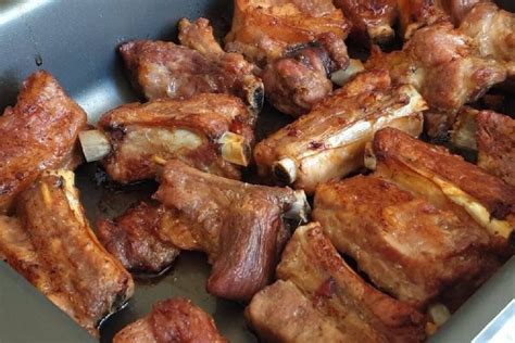 Costelinha De Porco Assada No Forno Muito Saborosa E Suculenta