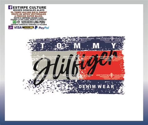 TOMMY HILFIGER Logotipos de marcas deportivas Imágenes para sublimar