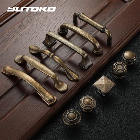 YUTOKO poignée de meuble rétro en laiton et métal Antique idéale