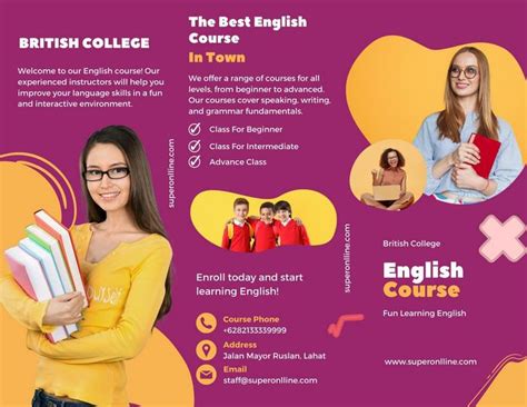 10 Contoh Brosur Bahasa Inggris Yang Simple Menarik