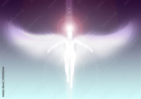 Angel Ascending To Heaven Stock Illustration Adobe Stock