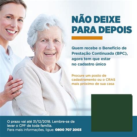 Prefeitura convoca idosos e portadores de deficiência para cadastro no