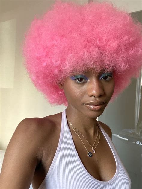 Pink Hair On Black Women