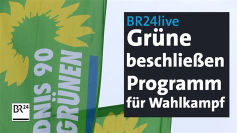 Br Live Interview Zum Gr Nen Parteitag Mit Dem Spitzenduo Br