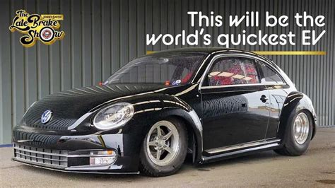 This VW Beetle Drag Racing EV Has 6 500 HP From Four Motors