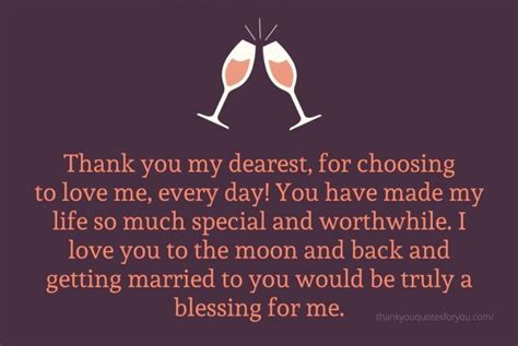 Thank You Quotes And Messages For Fiance