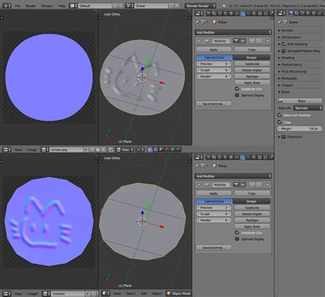 On Twitter Blender Multiresolution