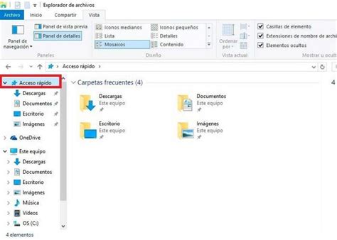Configura el menú de acceso rápido de tu Windows 10