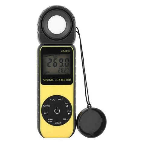 Luxmètre Numérique Luminomètre Illuminomètre Luxmètre Testeur de