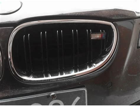 E60 E61 M5 Style Chrome Car Styling Front Racing Grill Grille For BMW 5