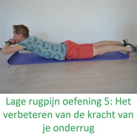 Lage Rugpijn Oorzaak En Behandeling Met 6 Oefeningen