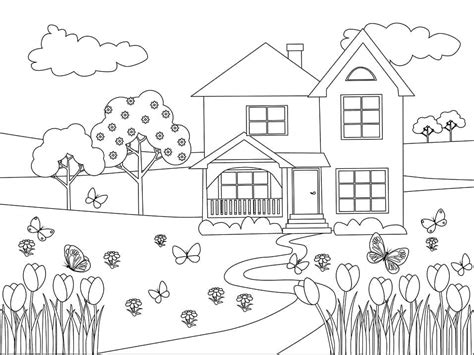 Dibujos De Casa 10 Para Colorear Para Colorear Pintar E Imprimir