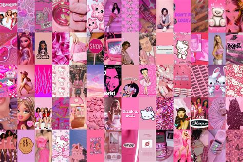 Y K Aesthetic Pink Pink Aesthetic Picture Collage Wall Aesthetic