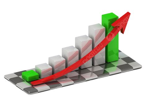Green Bar Bookends Frame Prosperous Business Graph Arrow Profit