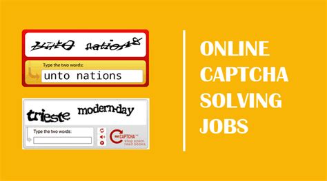 8 Best Online Captcha Entry Jobs Earn 500 As Captcha Typer