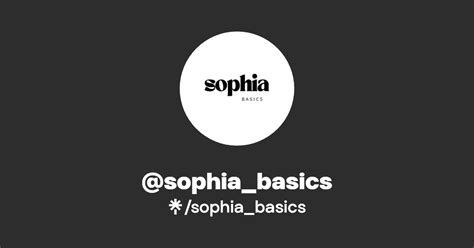 Sophiabasics Linktree
