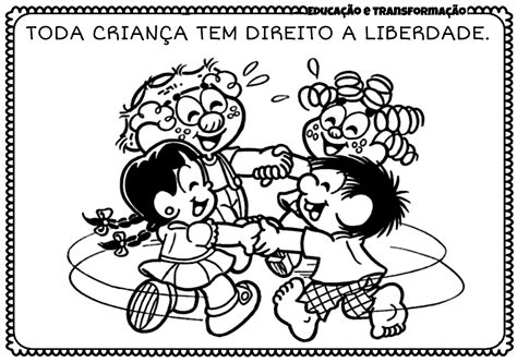 Blog Educação e Transformação Turma da Mônica Declaração dos