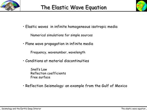 ppt the elastic wave equation powerpoint presentation free download id 9473042