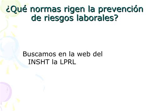 Tema 2 la prevención de riesgos legislacion y organizacion PPT
