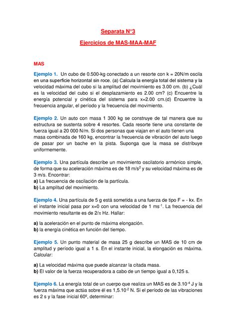 U2 S4 MAS MAA MAF Actividadindividual EP Separata N Ejercicios De