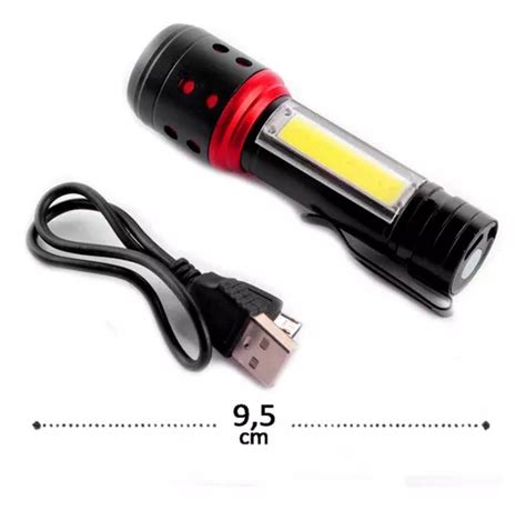 Lanterna T Tica Pequena Recarreg Vel Usb Led Super Potente Frete Gr Tis