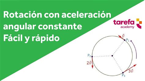 Movimiento Circular Con Aceleraci N Angular Constante Aceleraci N