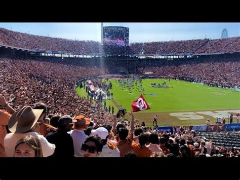 Greatest Loudest Moments From Texas Vs Oklahoma Red River Rivalry