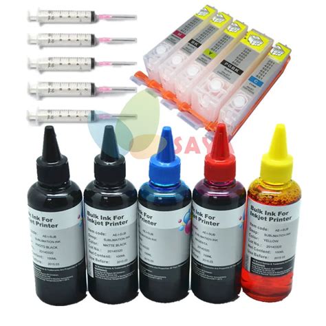 PGI 150BK Refill Full Ink Kit For Canon Pixma IP7210 MG5410 MX921